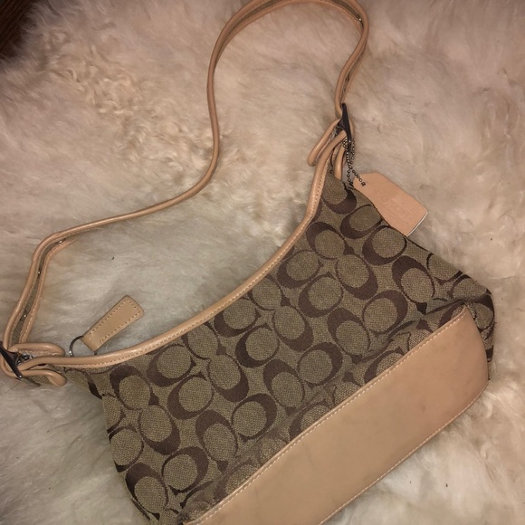 Coach | Bags | Authentic Coach Beige Bag Perfect For Summer | Poshmark